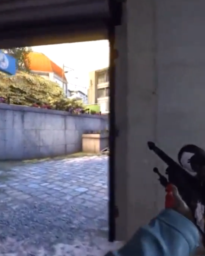 CSGO:国外这位大神玩狙击枪瞬狙这水平怎样,像70KG?