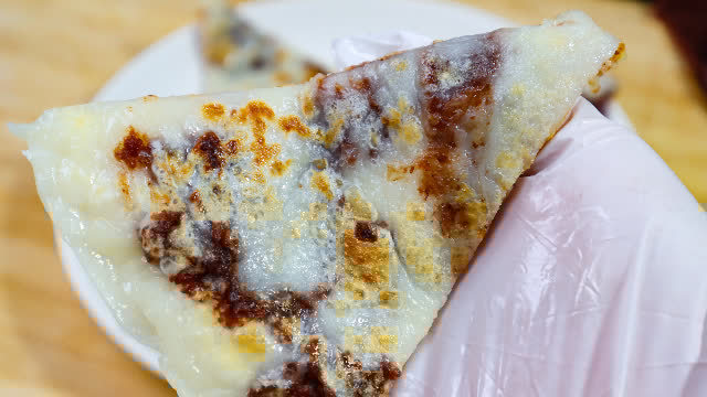 糯米豆沙饼懒人做法,不揉面不发面,手不沾面,香甜软糯!