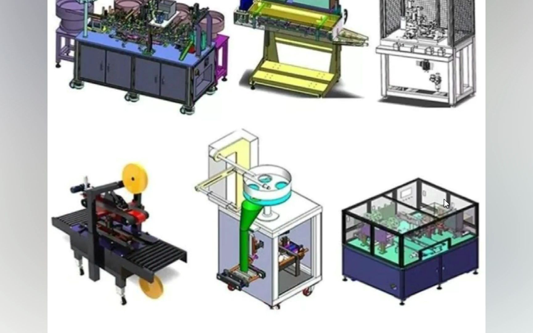 Solidworks非标自动化设备三维图纸 3D通用模型 机械设计