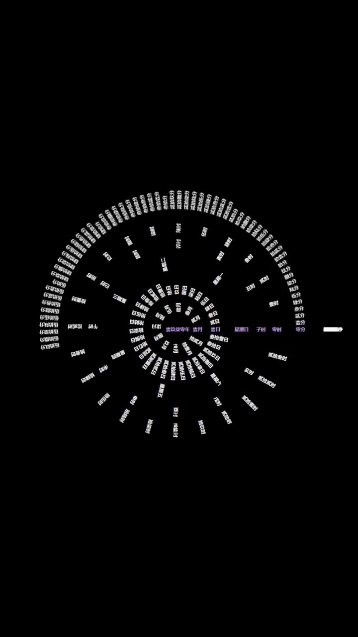 酷炫罗盘时钟特效,需要扣1 #web前端