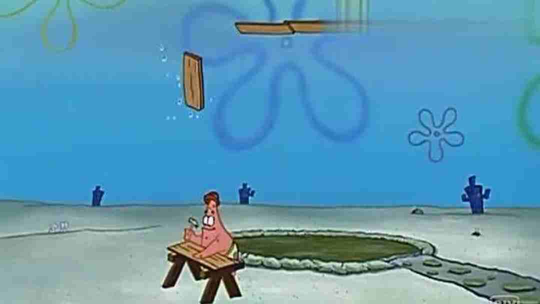 海绵宝宝:海绵宝宝盖得新房子,这么小!一进去就破了!