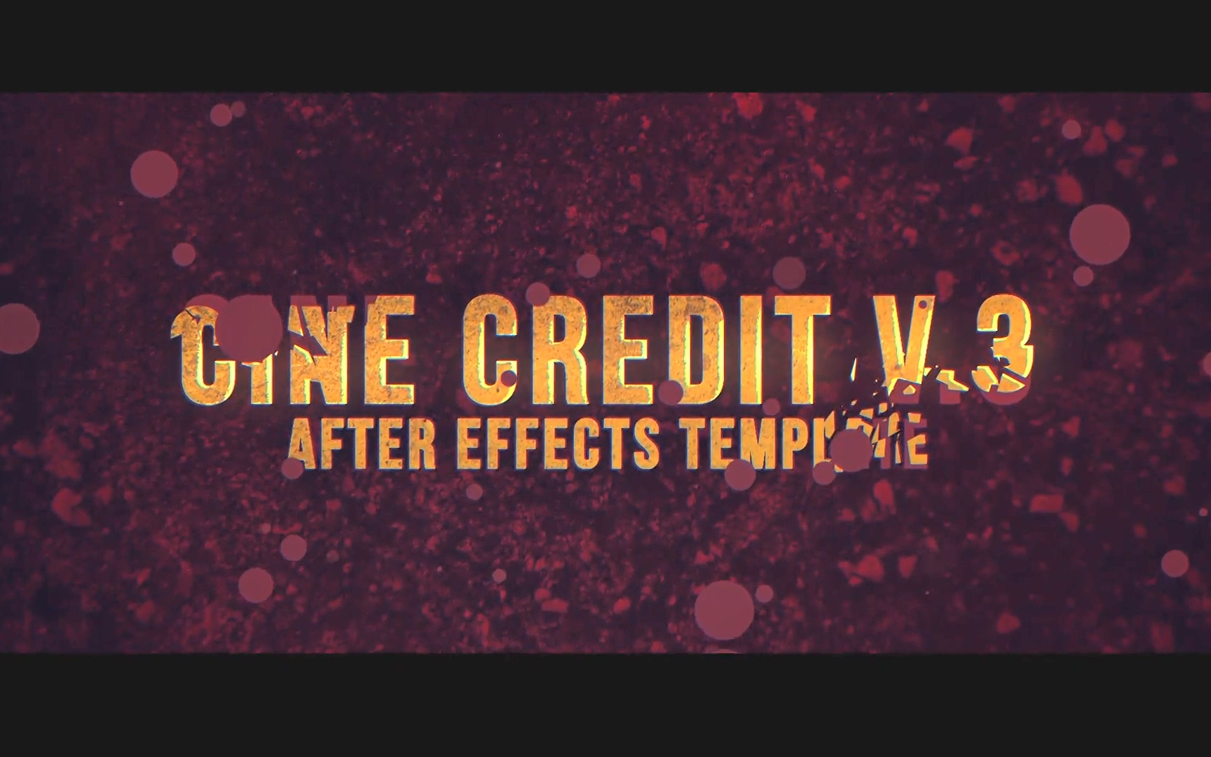 AE模板-字体破碎打碎效果的好莱坞电影预告模板史诗级电影预告模板...