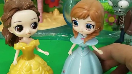 幼教育儿宝宝动漫:安娜要逃学去游乐场玩