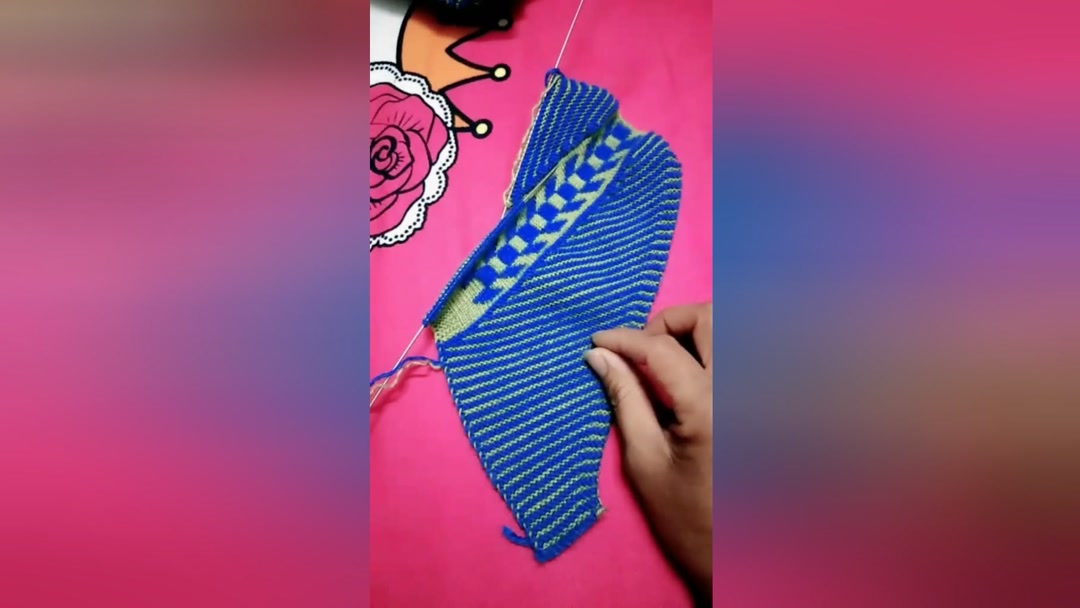 44-45码拖鞋起针教程