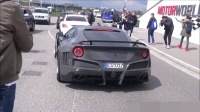 限量的法拉利F12 Novitec N-Largo S, 果然走到哪里都是焦点