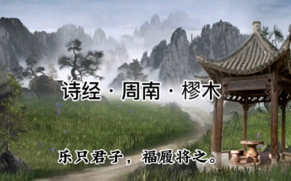诗经•周南•樛木