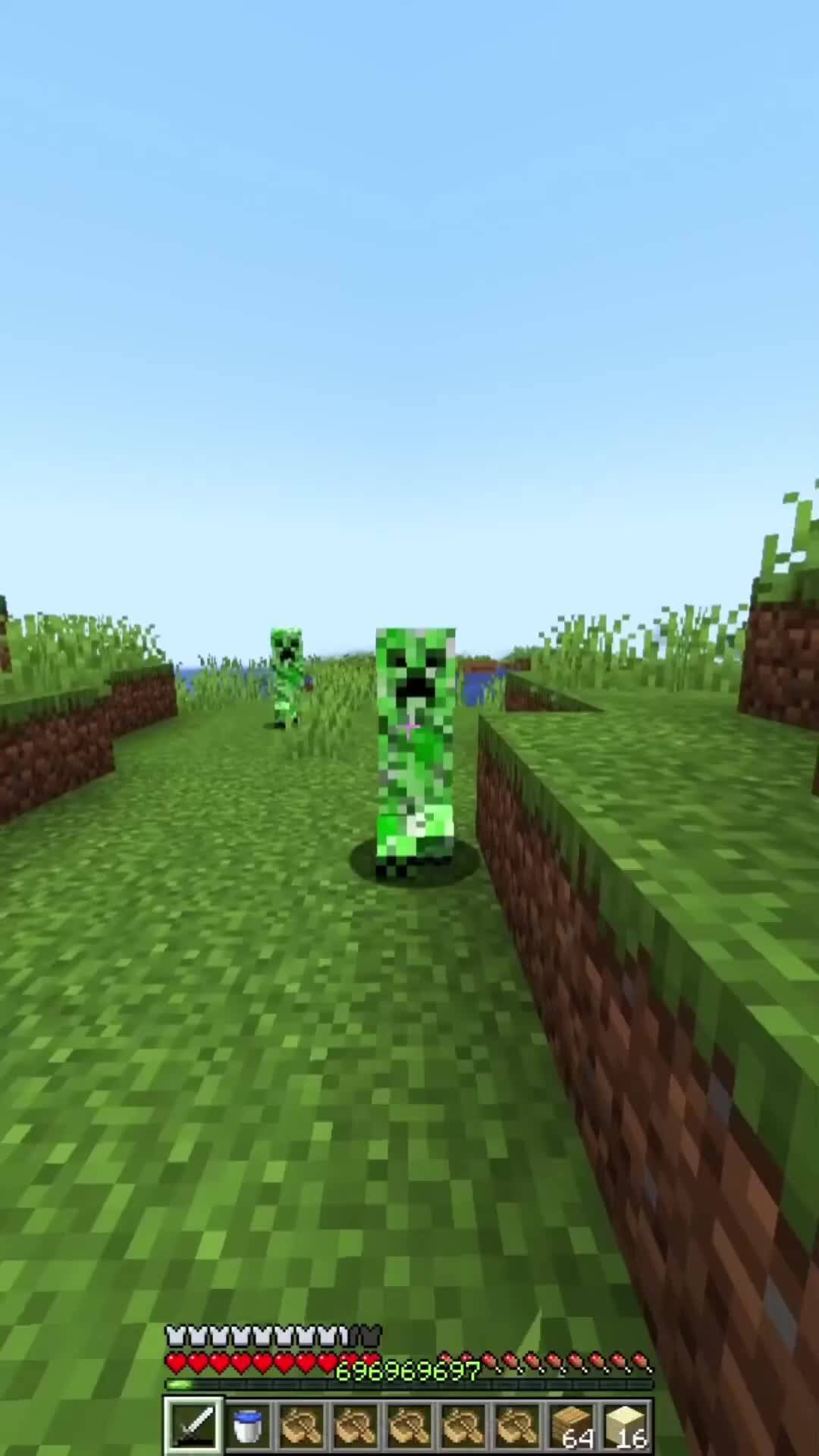 我的世界:苦力怕这技术比我都牛!