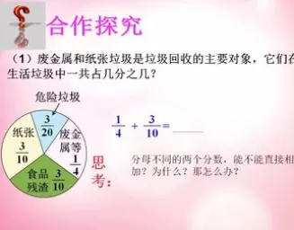 五年级数学下册 5.2异分母分数加、减法课件 新人教版