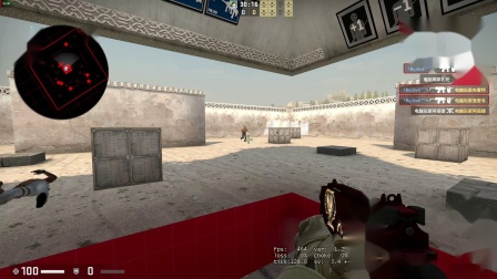 csgo慢动作假`装练枪视频