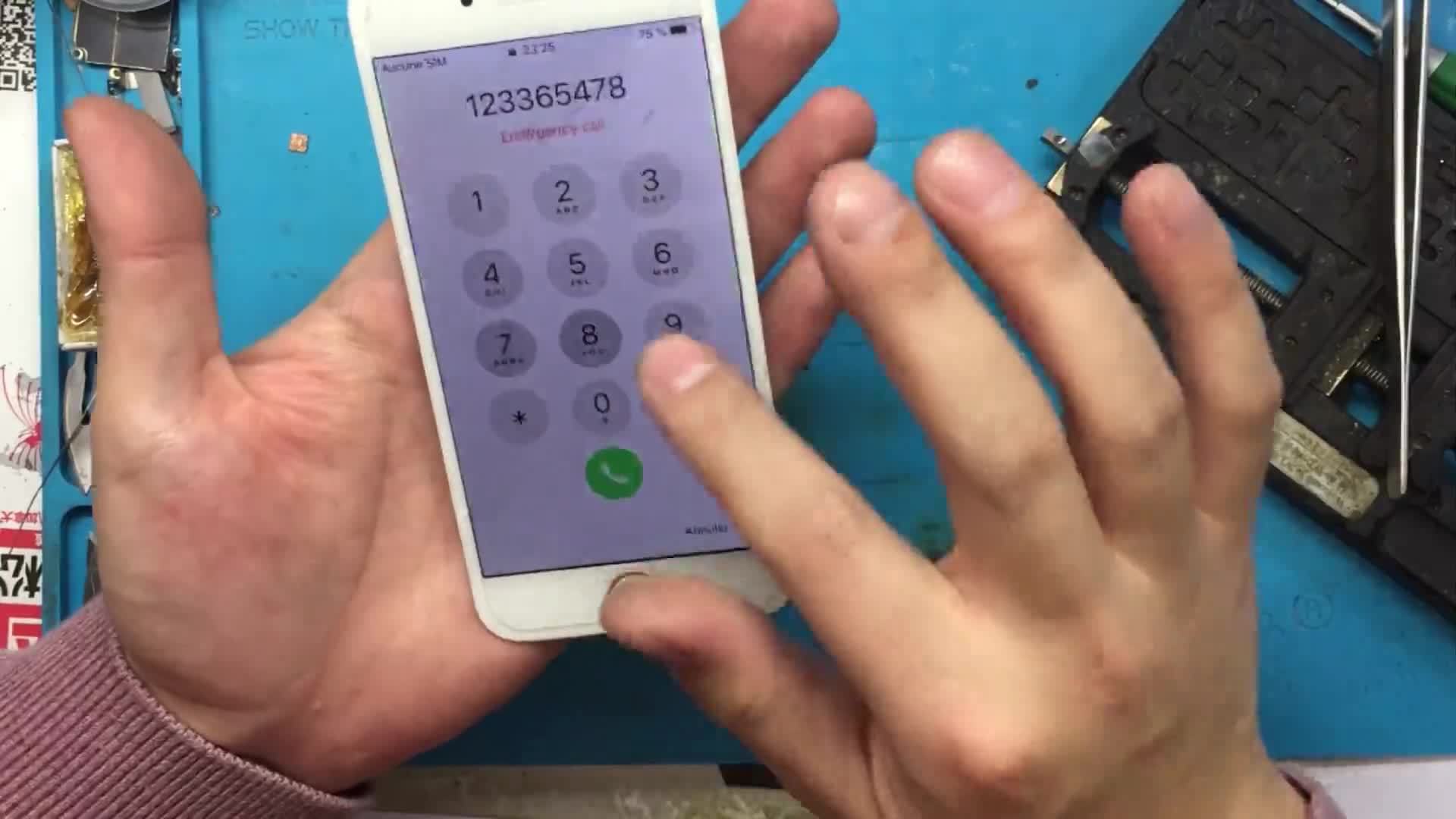 Ipjone6螺丝孔打穿不显示,长短螺丝要分清,自己动手需...