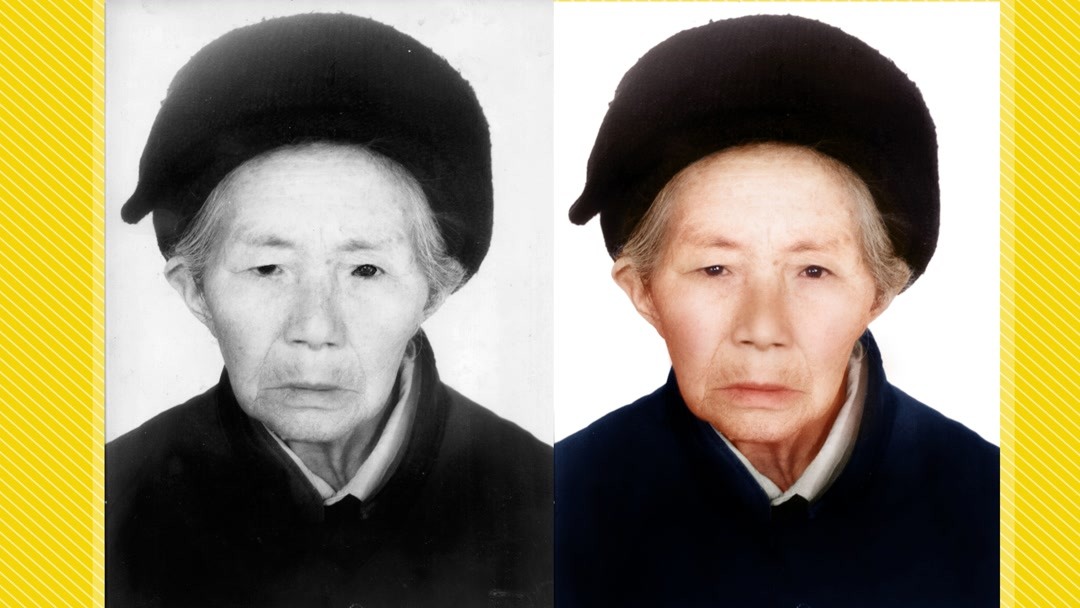 PS教程2-老照片修复黑白照上色