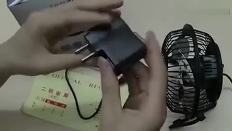 包邮 迷你USB风扇 金属结构静音铝叶小