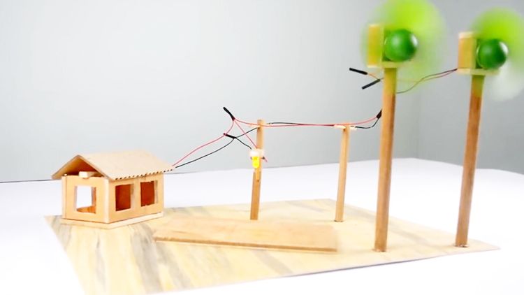 DIY风力发电机组模型,长见识了