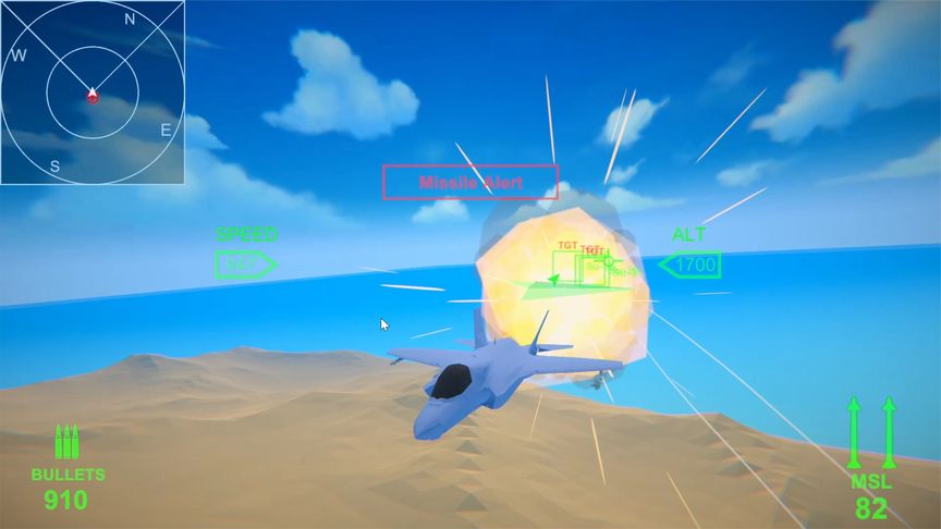 Unity开发 自制皇牌空战 测试场景