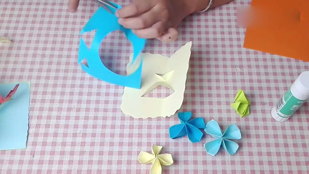 创意折纸节日立体贺卡,简单又漂亮,女孩子都喜欢