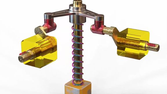 直角转动机构#keyshot #solidworks建模