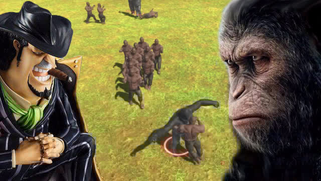 动物战争模拟器 人类大战黑猩猩