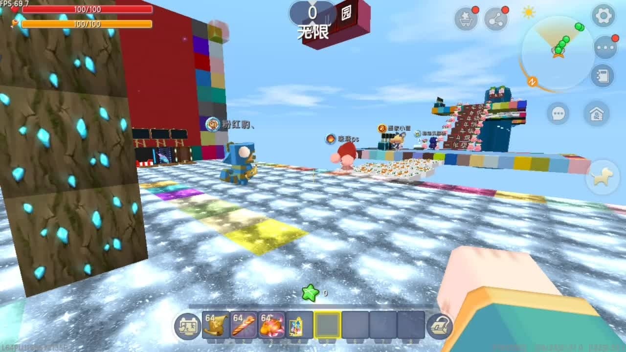 迷你世界:年级跑酷 熊孩子差点被留级 旋转电路跑到心态爆炸