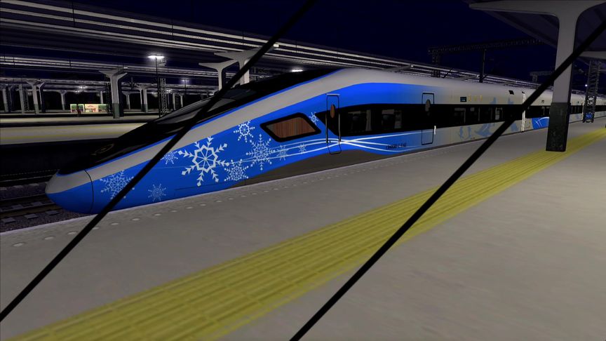 我的模拟火车世界#上热门 #模拟火车 #高铁 #火车迷 #火车