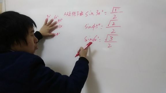 学渣必备,用手指法计住三角函数。