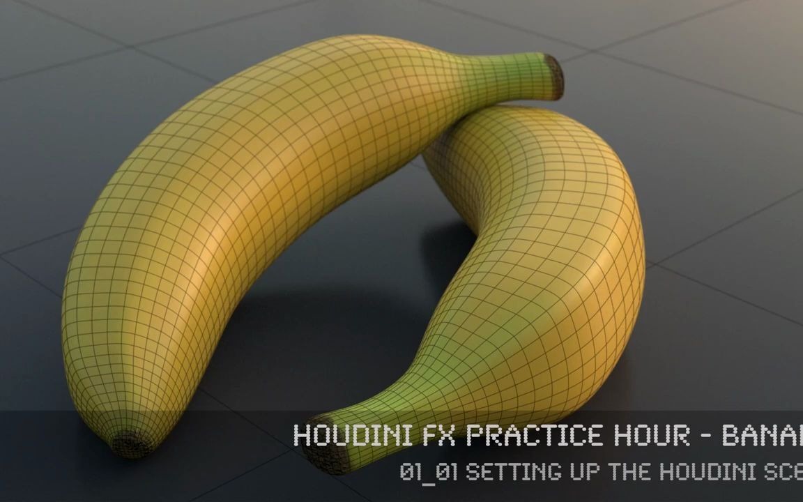 【Houdini】建模练习教程系列 Houdini Practice Hour