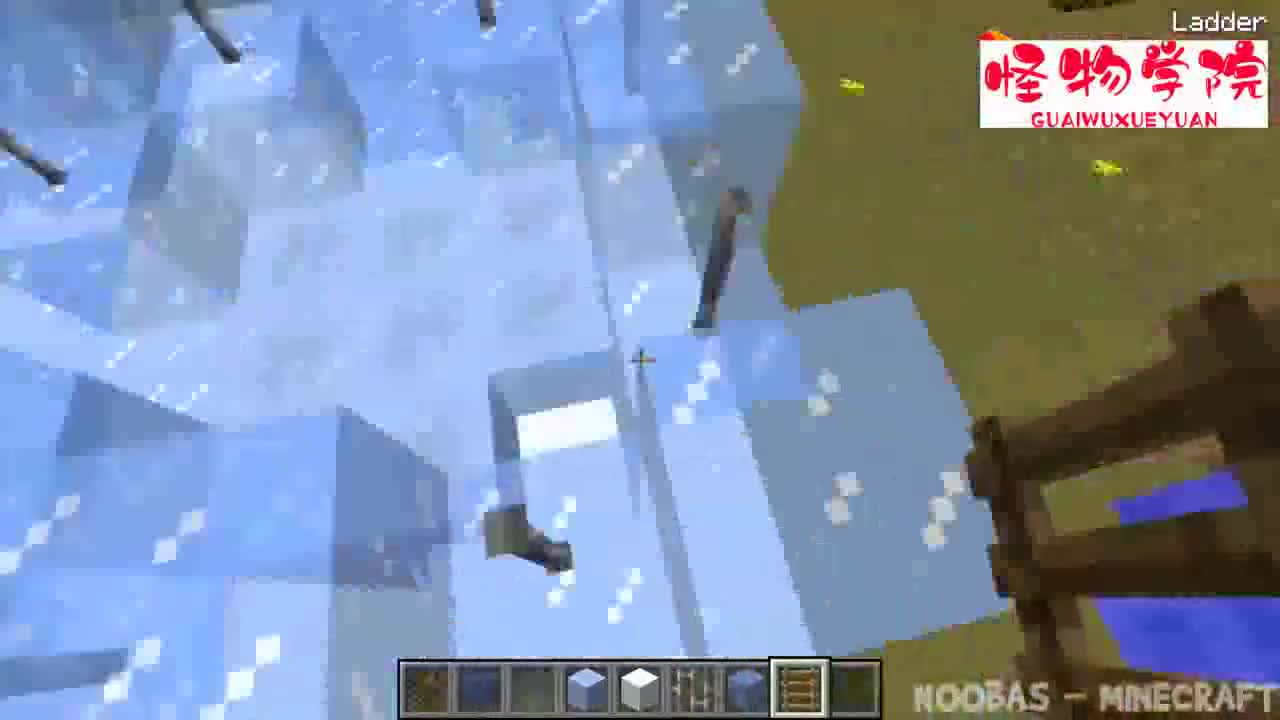 我的世界:打造梦幻级冰雪城堡,上帝这个真的没话说,菜鸟高手