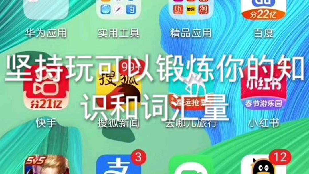 王者荣耀 微信 吃鸡 微信小程序解压 放松 微信搜索:果果云成语 一起玩吧