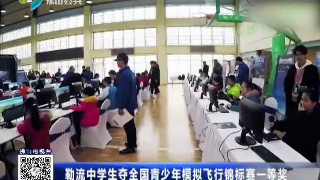 勒流中学生 夺全国青少年模拟飞行锦标赛一等奖