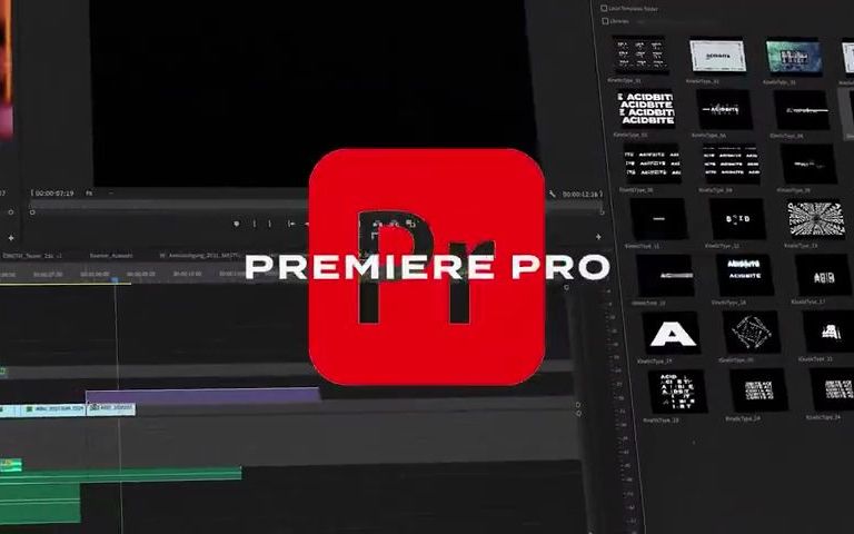 AE、PR预设-25个超热门动态图形文字标题动画预设