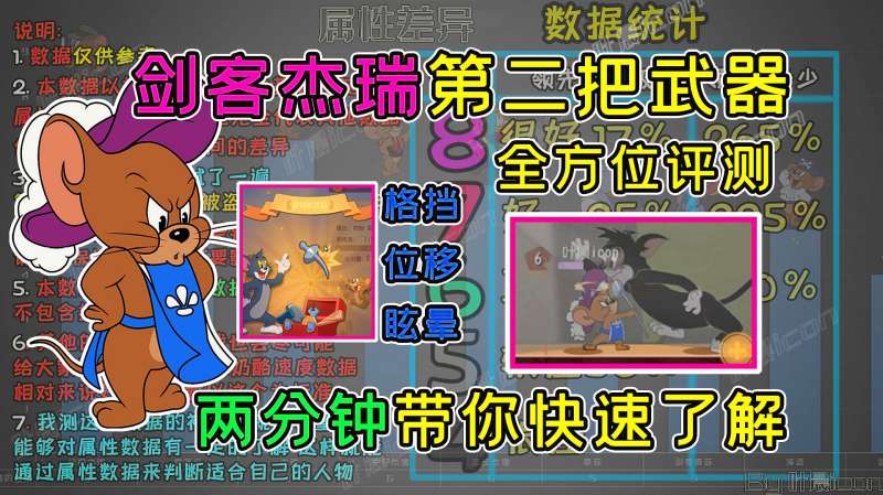 猫和老鼠手游:全方位评测剑客杰瑞第2把武器,格挡位移加眩晕