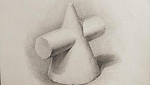 素描入门基础教程握笔方法—青雨老师