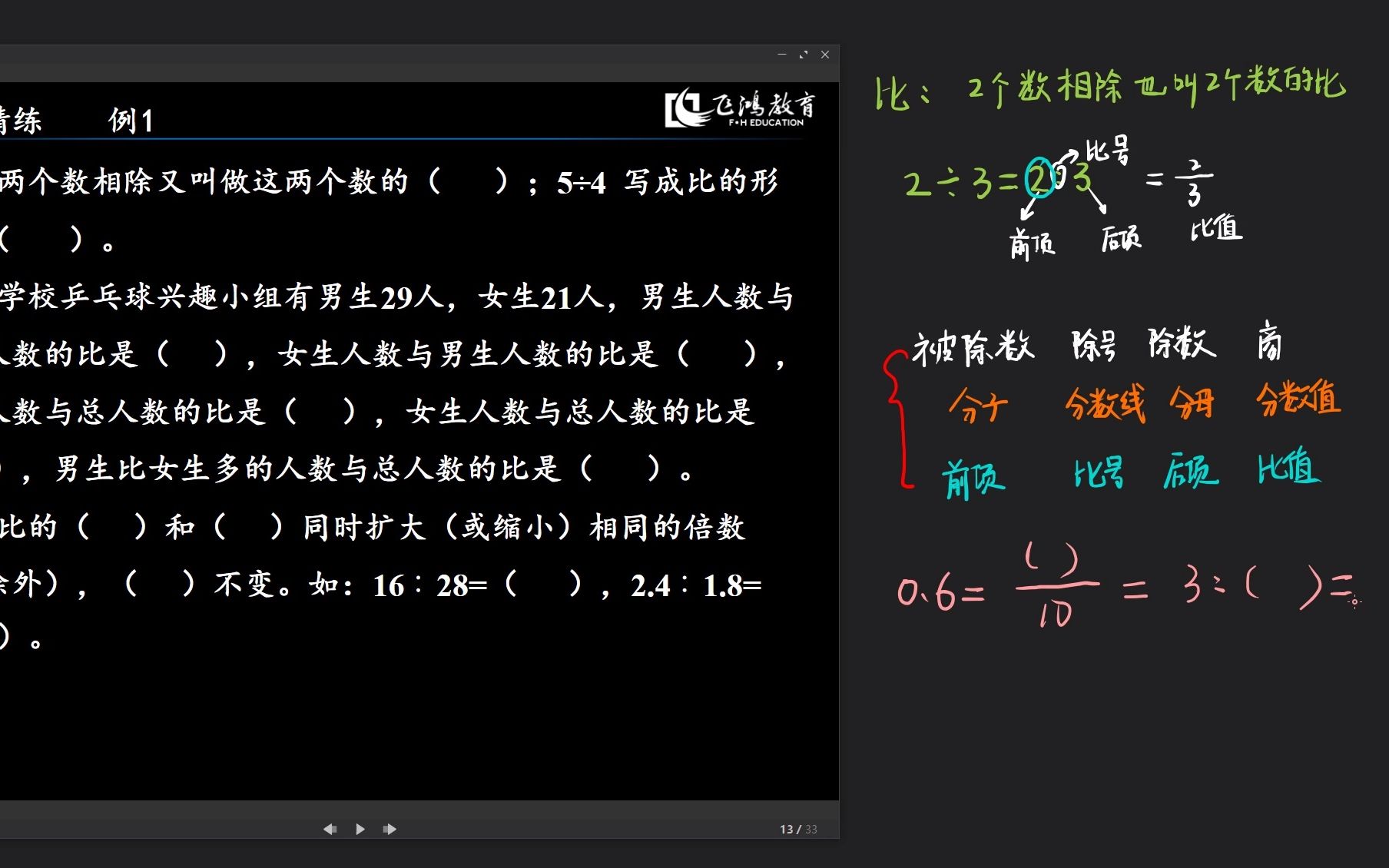 第9讲比和比例复习