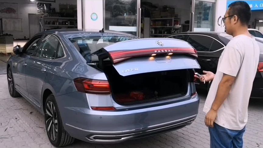 天津2022款全新帕萨特升级加装改装原厂电尾门电动尾门脚扫后备…