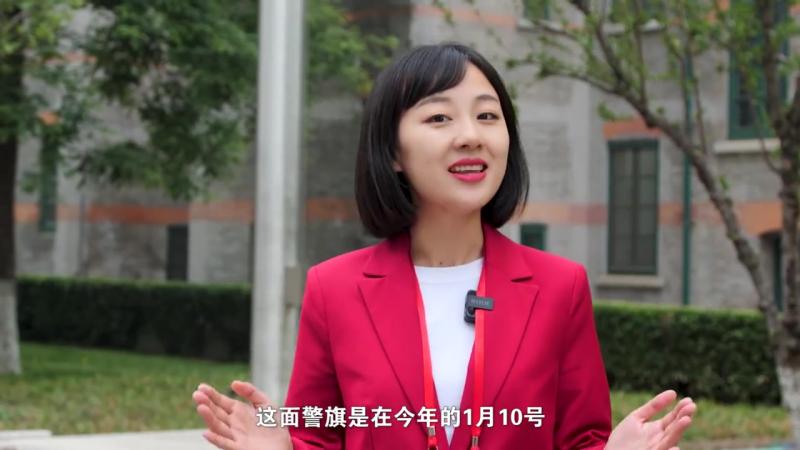 【带你看看公安部的警旗】警旗是人民警察队伍的重要标志,是人民...