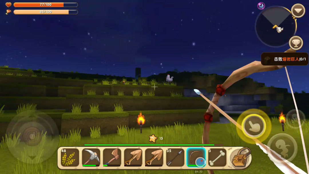 迷你世界有远程攻击武器,不怕火怪