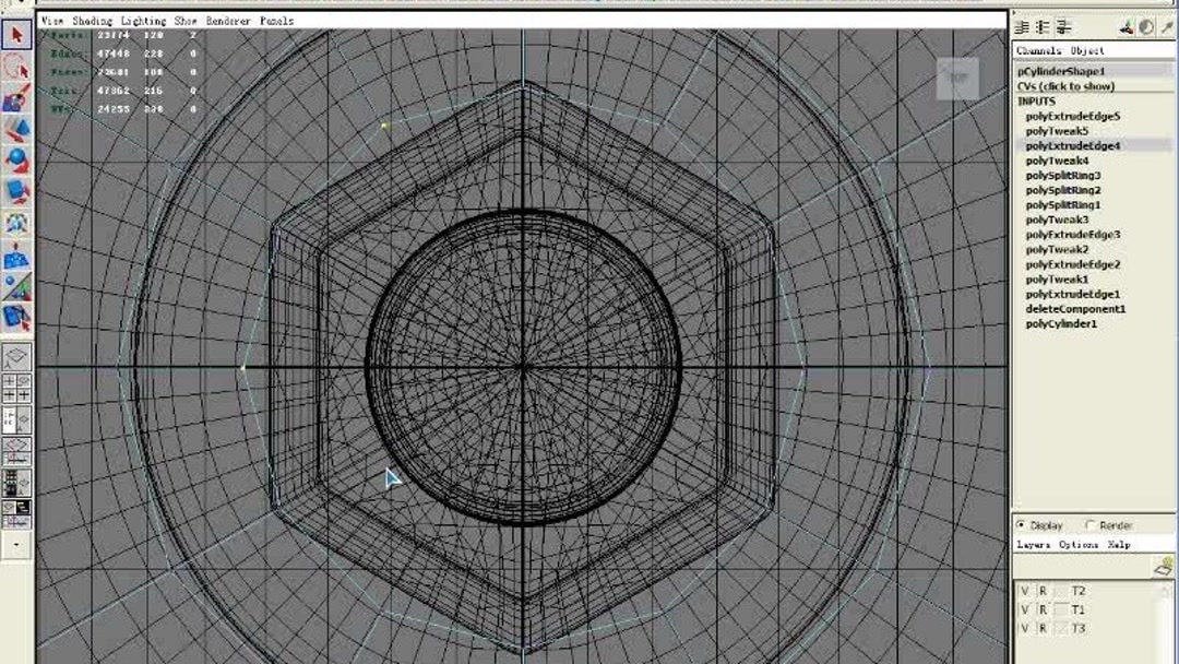 MAYA次时代游戏场景制作_视频教学06_低模创建
