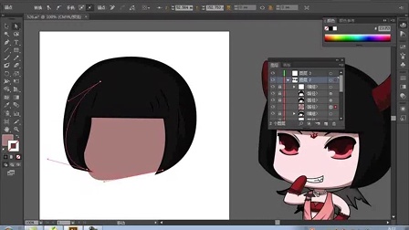 AI教程 AI视频教程 AI实例教程AI CS6 红孩儿制作