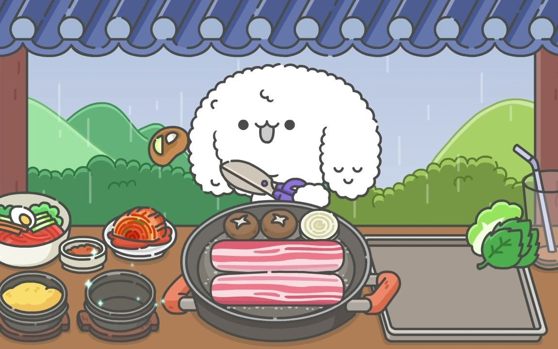 【Bobi Boni | 动画吃播播】大耳狗狗吃烤肉