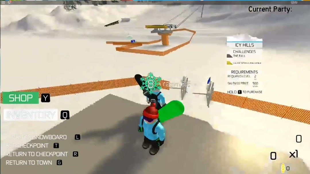 咯咯多解说 滑雪模拟器!圣诞节万米悬崖极速滑雪?咯咯多