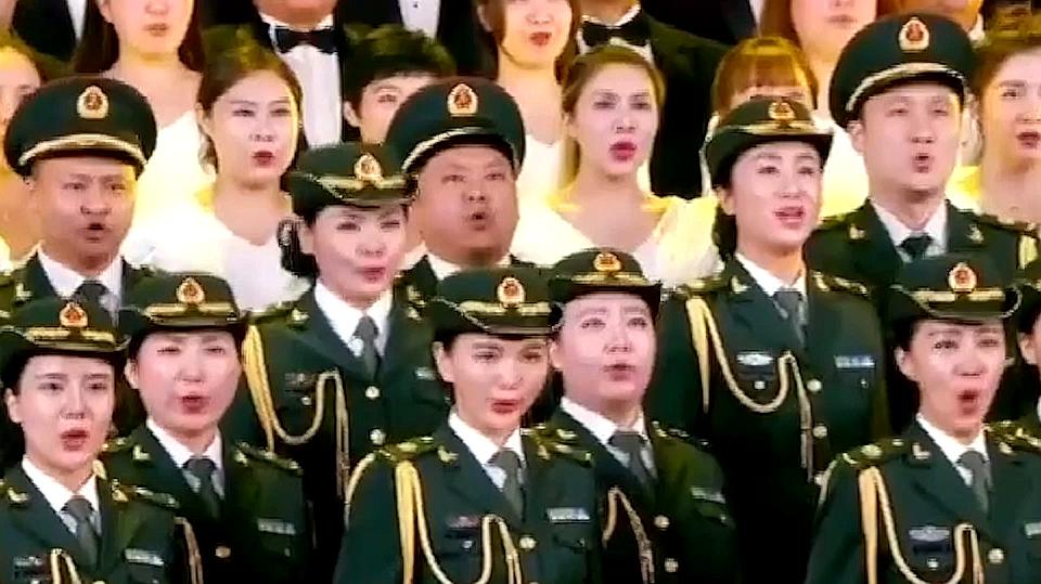 经典老歌:前进吧中国共产歌曲,全过劳模代表