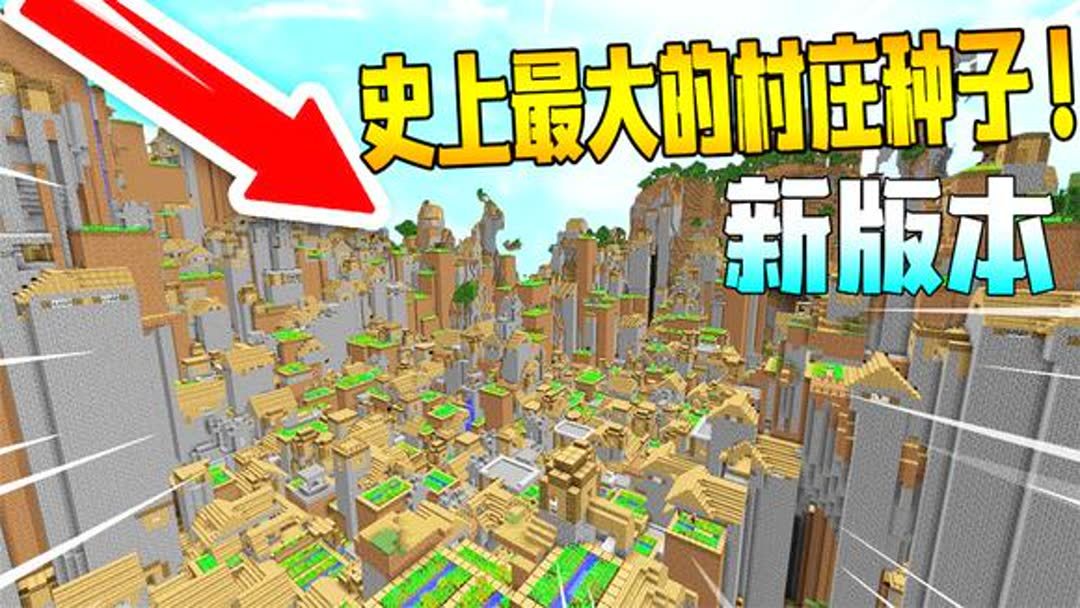 我的世界史上最大的村庄种子！这是一座城市吗？