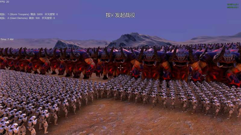 战争模拟器 帝国士兵对战牛头魔兽 结果牛头魔兽逃走了怎么回事