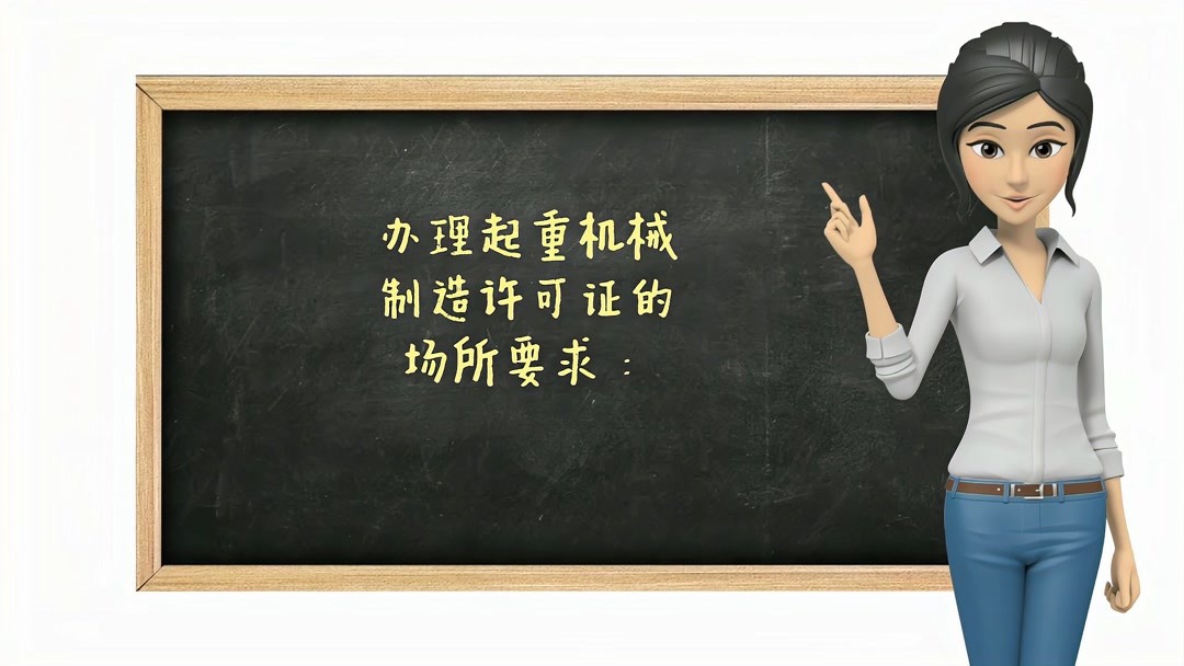办理起重机械制造许可证的场所要求
