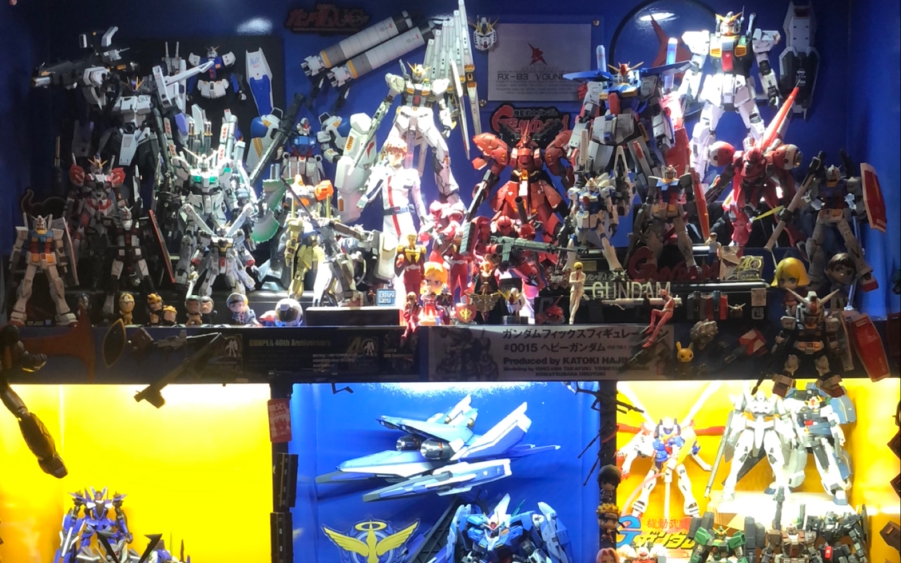 高达模型展示柜、樱花大战、eva、最终幻想7展示柜3.0版本