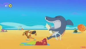 趣味动画:沙滩田径比赛,美人鱼为鲨鱼哥买了一双运动鞋