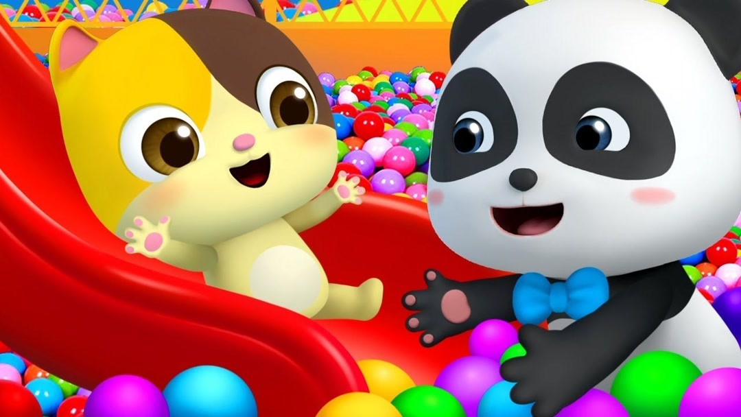 宝宝巴士!游乐场里玩滑梯要注意安全,安全教育儿歌童谣!