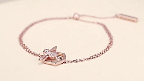 olivia burton手錬女简约玫瑰金 ob小众蜜蜂闺蜜手錬dw手镯首饰