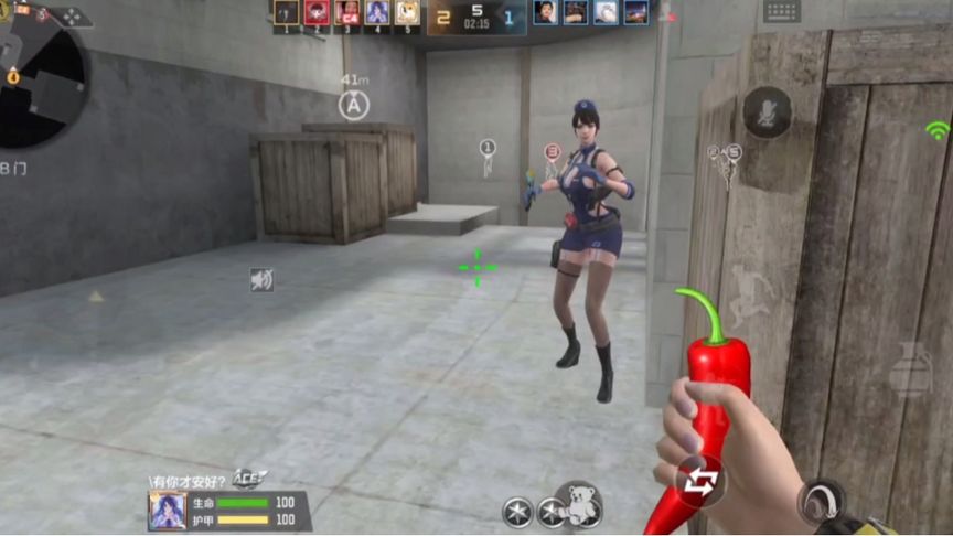 CF手游爆破战:敌人躲掩体后等着刀我,我当场气出了心脏病!