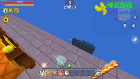 迷你世界:跑酷百段跳,给我了一面墙,我能跳到月球!