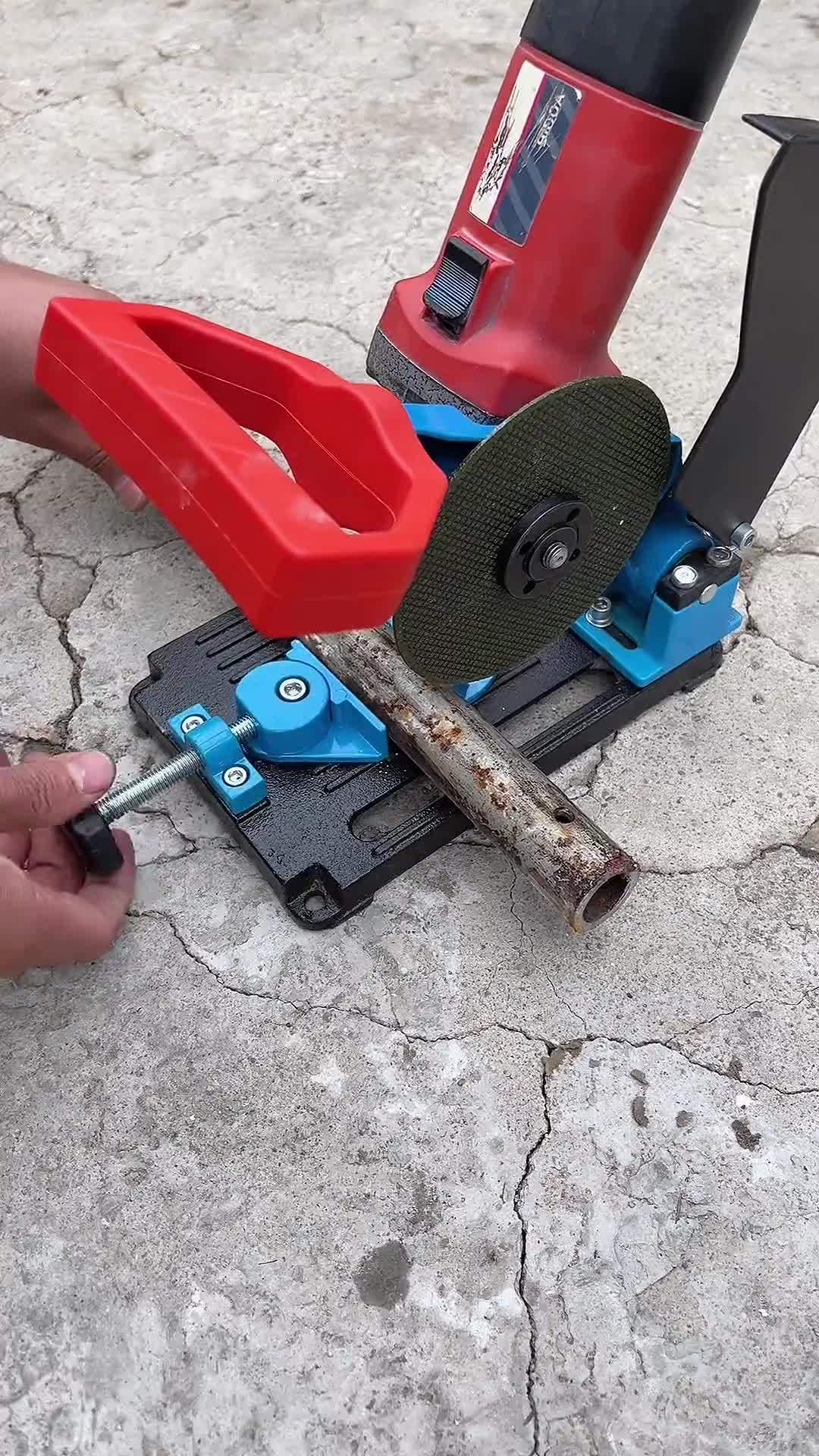 角磨机手电钻都能用上的切割固定支架#高性能实用工具 #五金工具#...